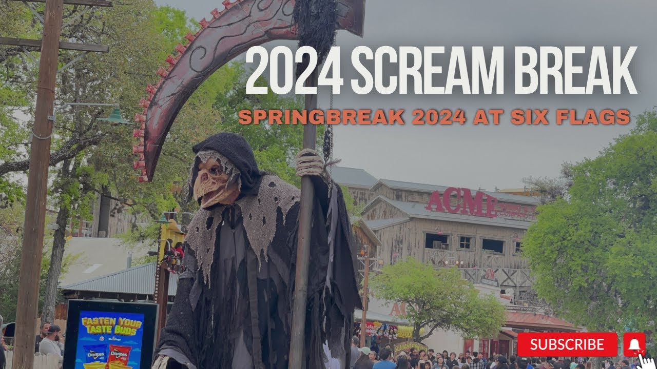 Day 2 of 2024 Six Flags Scream Break - YouTube