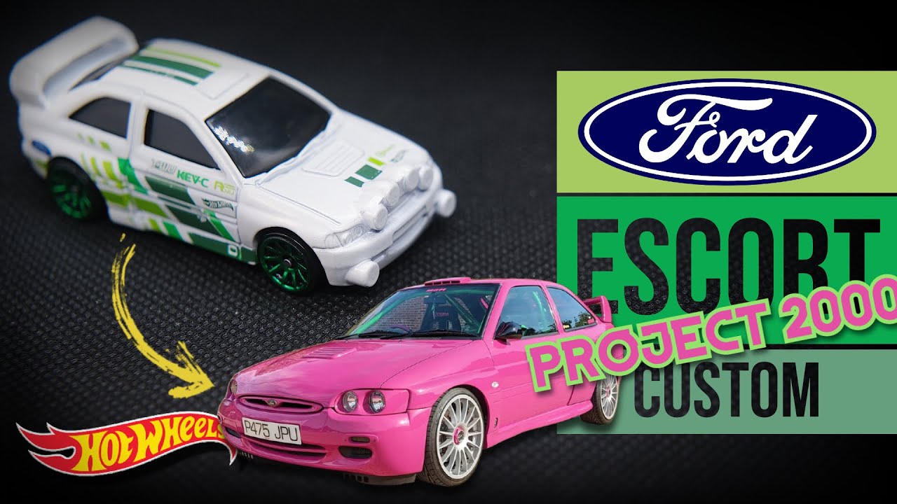 HOT WHEELS Ford Escort MAX POWER Project 2000 @rsjamie9423 custom - YouTube