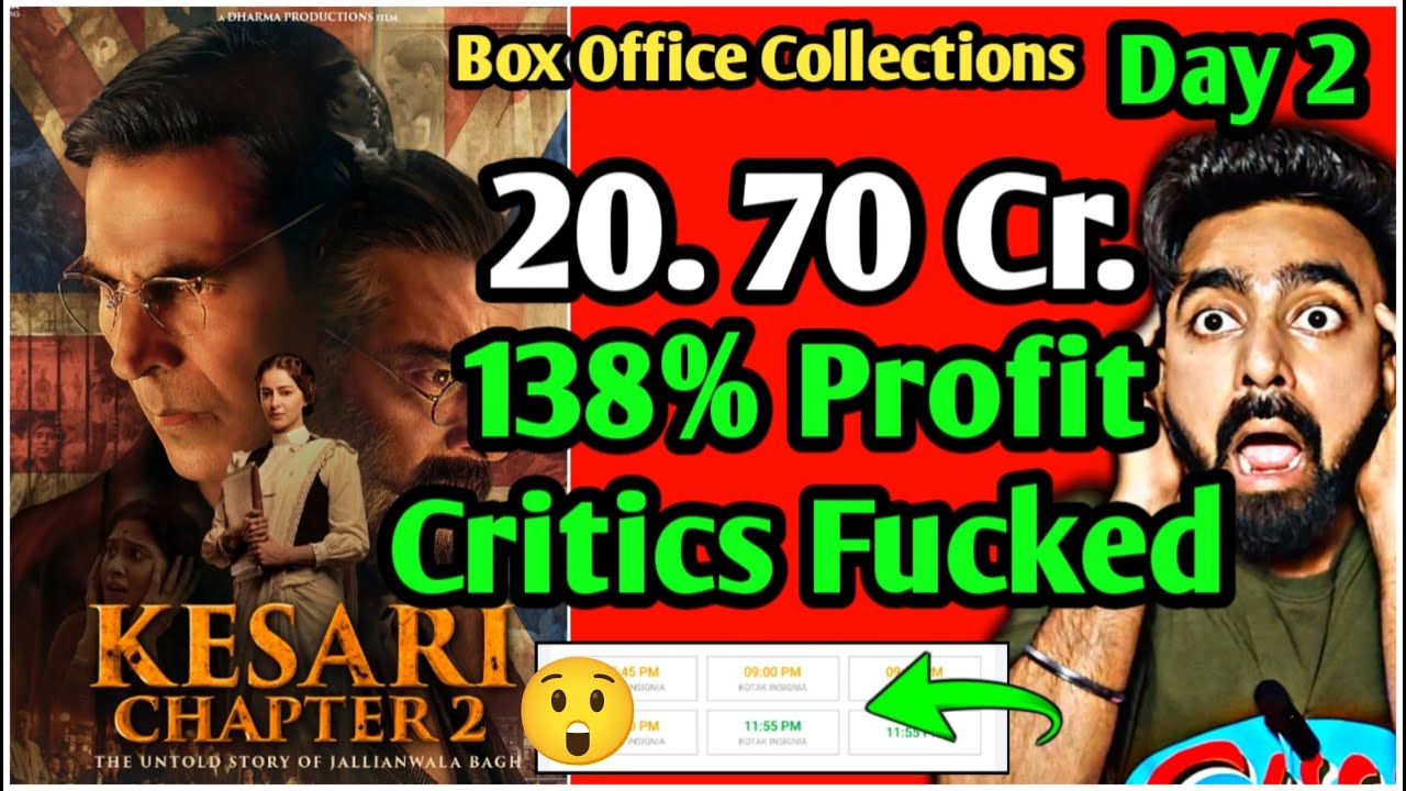 KESARI 2 BOX OFFICE COLLECTIONS DAY 2 | KESARI 2 DAY 2 COLLECTIONS ...
