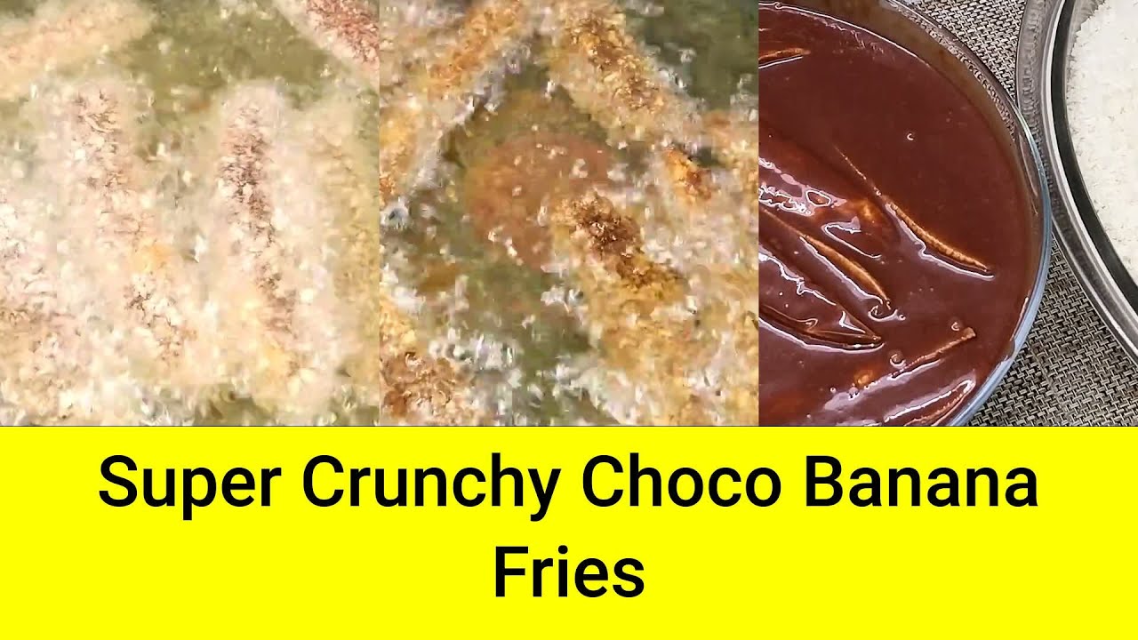 How To Make Super Crunchy Choco Banana Fries With Saba Cocoa And ...