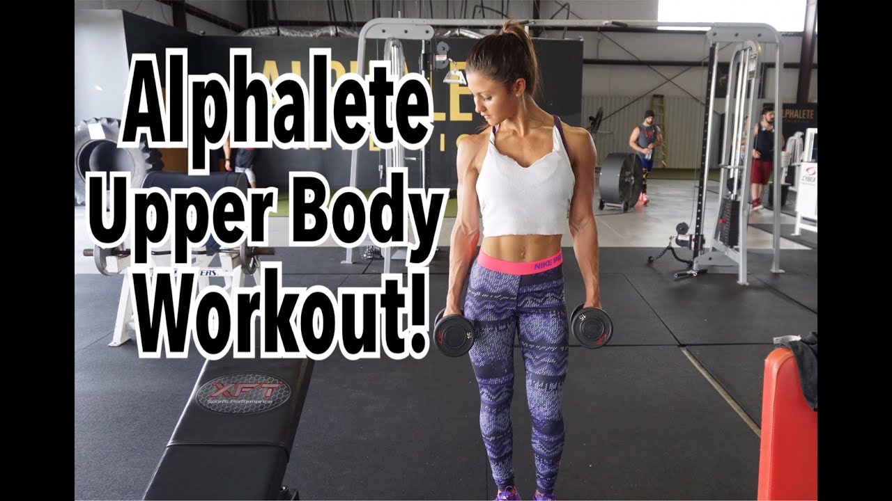 Alphalete Upper Body Workout! - YouTube