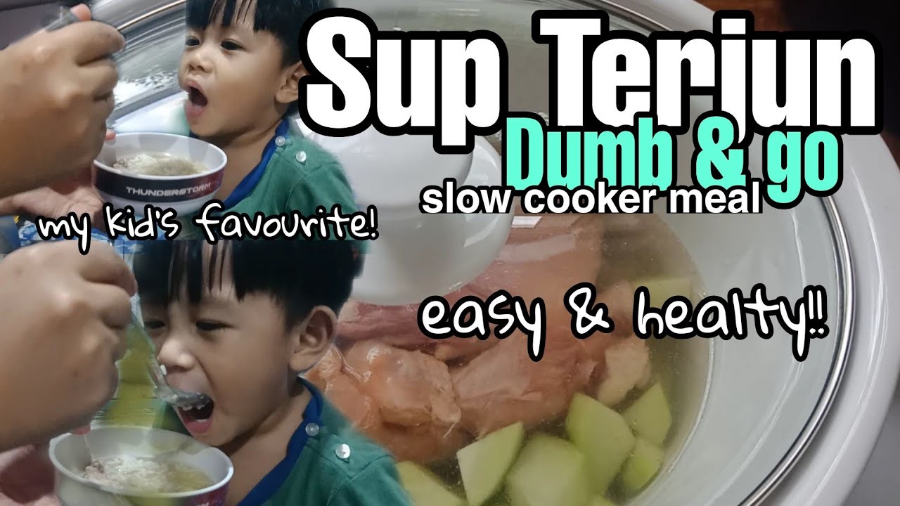 Sup Ayam Labu Siam Slow Cooker | Dumb & Go - YouTube
