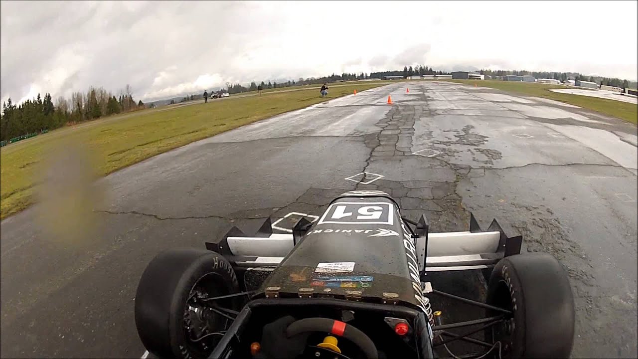 Western Washington University FSAE V54 testing - YouTube