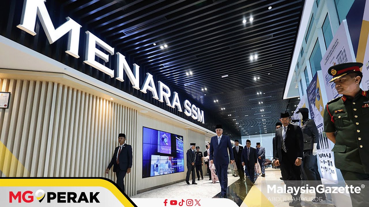 MGPerak: Sultan Nazrin Berkenan Rasmi Menara SSM Perak - YouTube