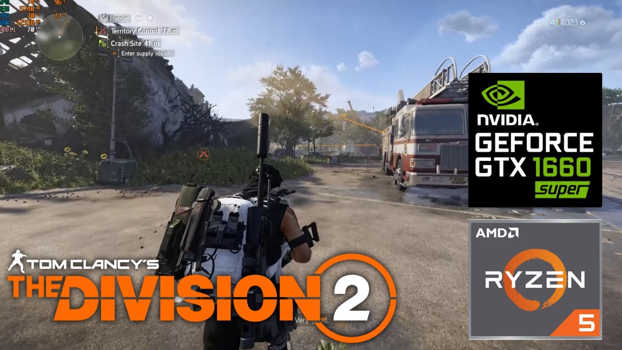 Tom Clancy's The Division 2 - GTX 1660 Super + Ryzen 5 2600 + 16GB ...