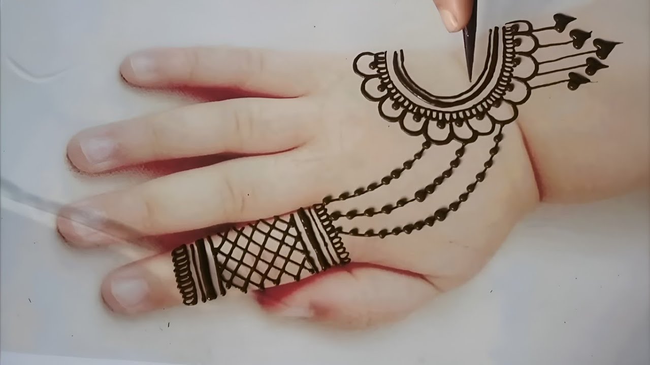 Amazing Mehndi Design For Little Girl | Eid Special Baby Mehndi Design ...