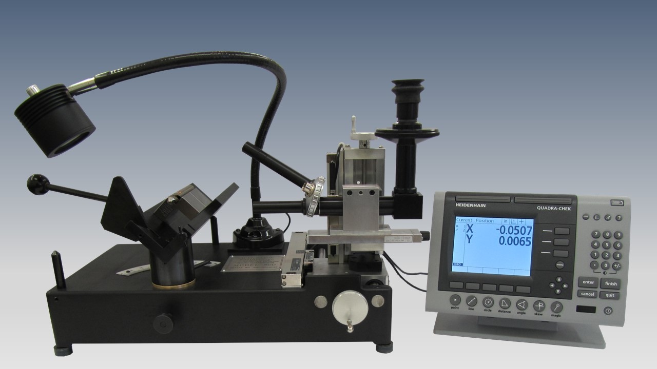 Winslow Engineering Model 560 DRO Tool Analyzer - YouTube