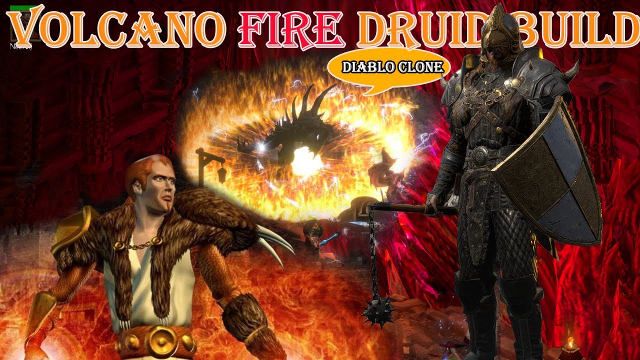 Diablo II Resurrected - Volcano Fire Druid Build Farm Diablo Clone ...
