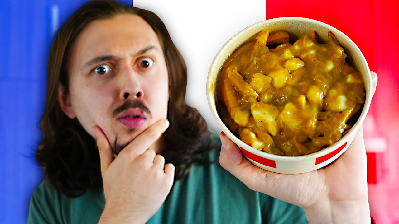 Un Québécois teste la poutine en France - YouTube