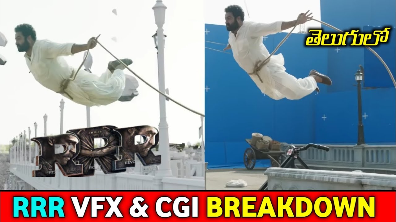 RRR vfx & cgi Breakdown | RRR movie making | RRR Behind the scenes ...