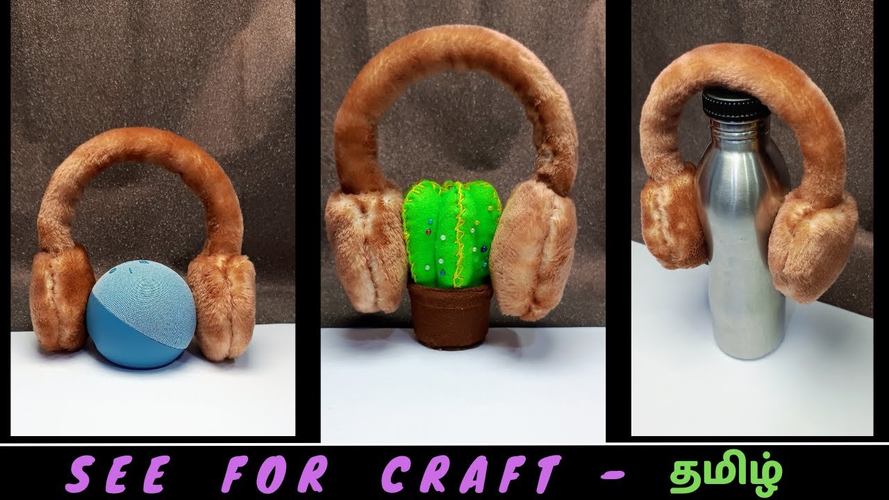 how to make ear muffs at home easy | Tamil Ear muff For WINTER # ...