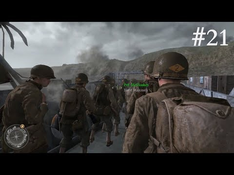 Call of Duty 2: (COD 2) Türkçe Altyazılı Bölüm 21 D-Day [HD]