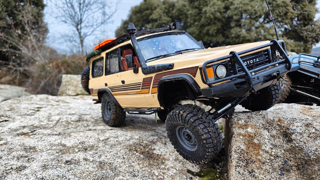 RC scale Crawler Land Cruiser Fj60 & Lc80 1/10 - YouTube