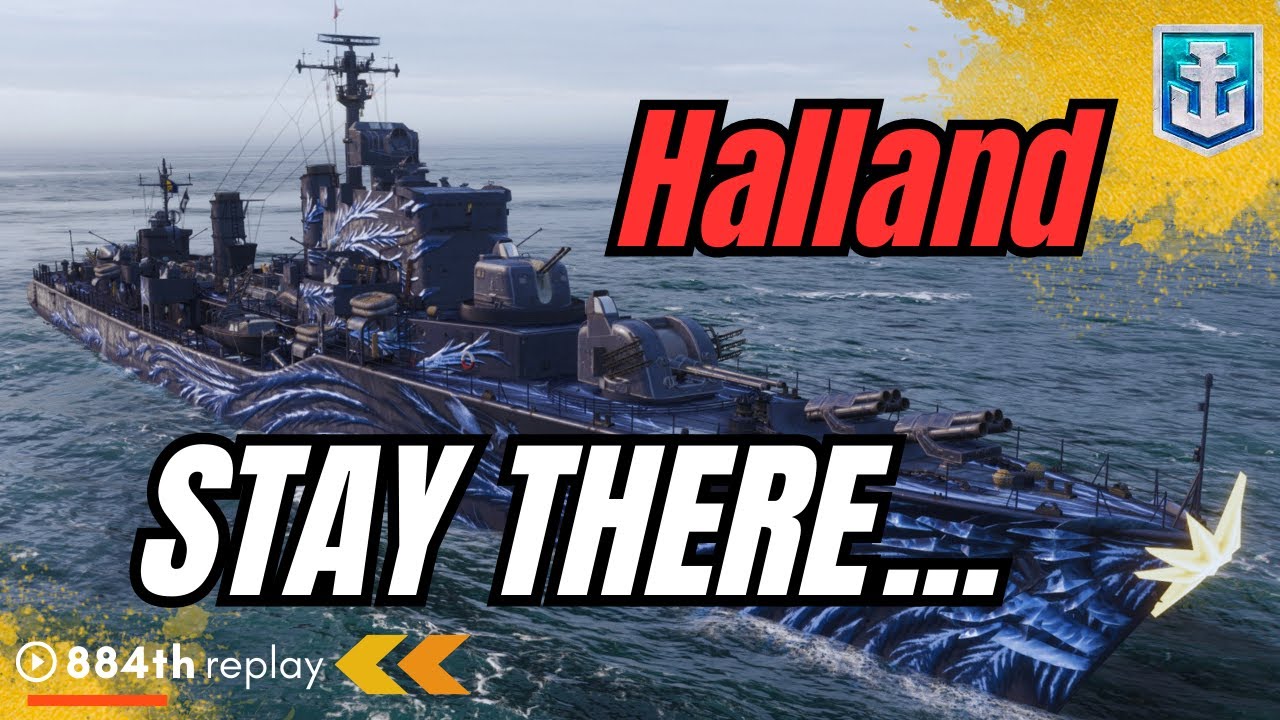 HALLAND Destroyer / WoWs / World of Warships #wows #worldofwarships # ...