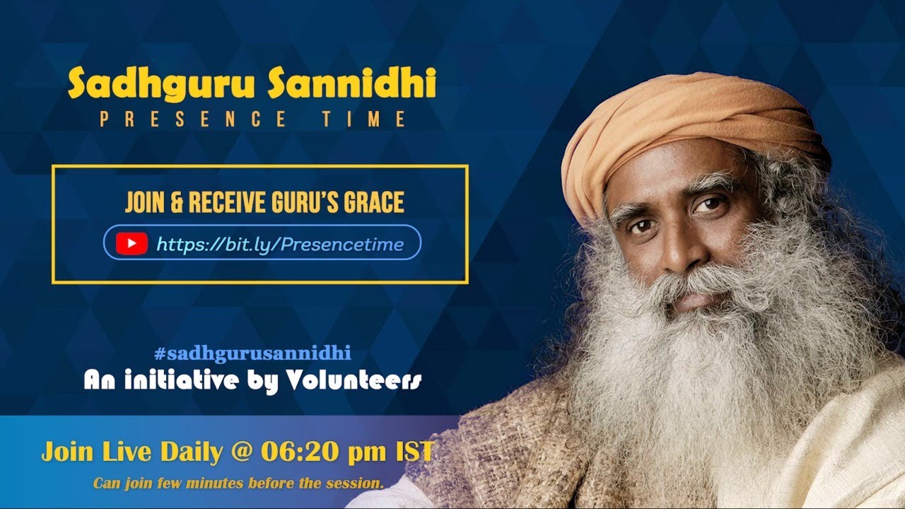 Sadhguru Sannidhi Malayalam | Join Live at 6:15 PM - YouTube