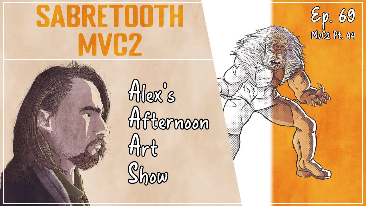 Sabretooth (Marvel Vs. Capcom 2) Drawing || Alex's Afternoon Art Show ...