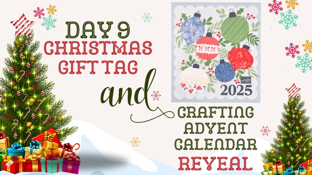 Gift Tag & Crafting Advent Calendar Reveal & WINNERS Announced - Day 9 ...