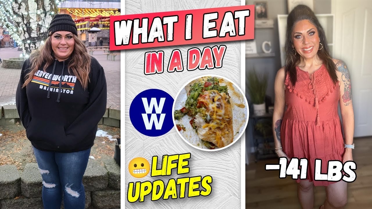 WHAT I EAT IN A DAY ON WW TO LOSE 141 POUNDS-LIFE UPDATES😲- INNO SUPPS ...
