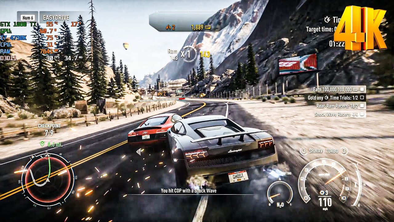 NFS Rivals 2013 I Part 10 I Gold Any TIME TRIALS Mission I Porsche 918 ...