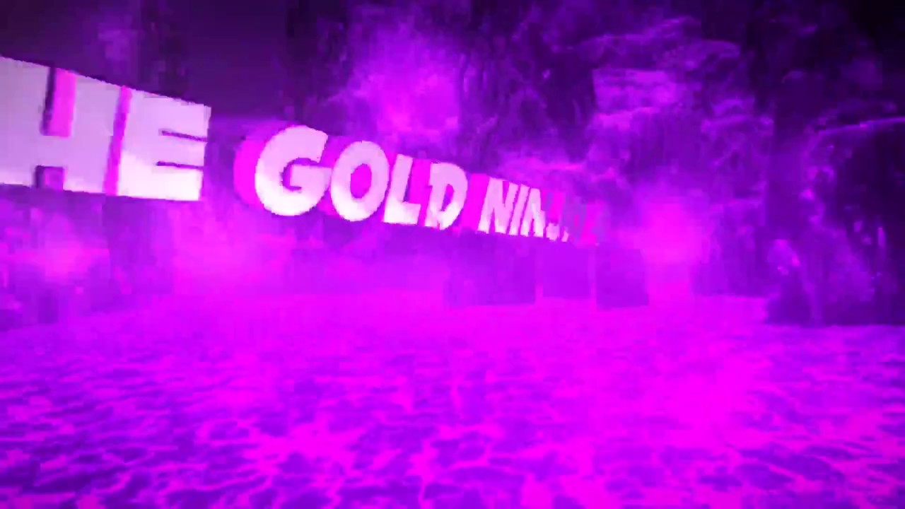 The gold ninja 4 intro template - YouTube
