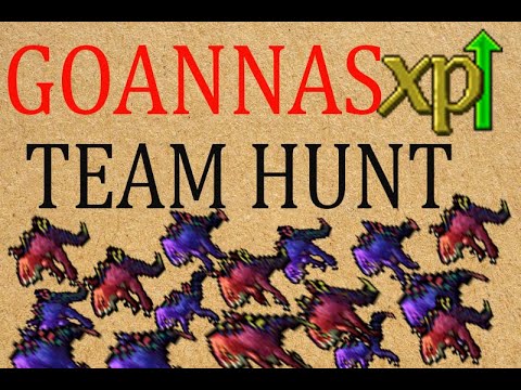 Tibia Team Hunt / Goannas Issavi ( 18kk x H ) - YouTube