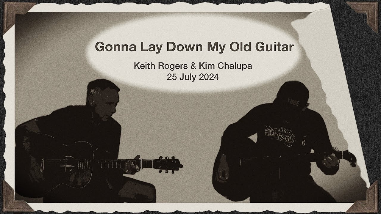 Gonna Lay Down My Old Guitar (acoustic cover) - YouTube