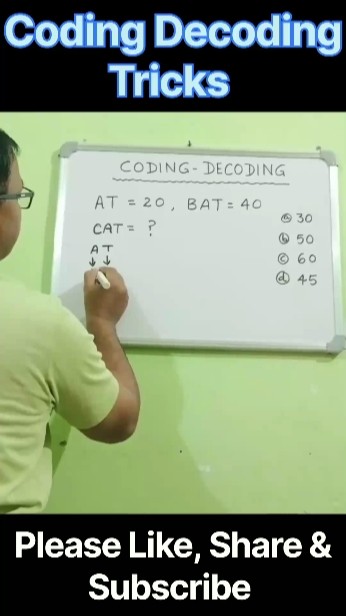 🎯👉 Coding Decoding Tricks in 30 Second l Reasoning Coding Decoding ...