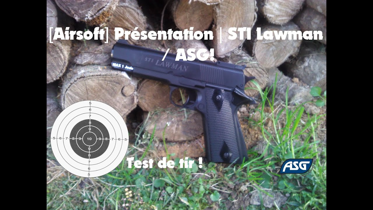 [Airsoft] Présentation | STI Lawman / ASG! - YouTube