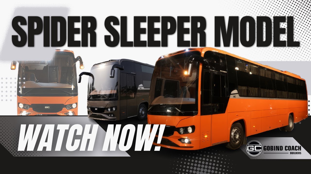 Explore the Sleeper Bus Spider Model by Gobind Coach Builders - YouTube