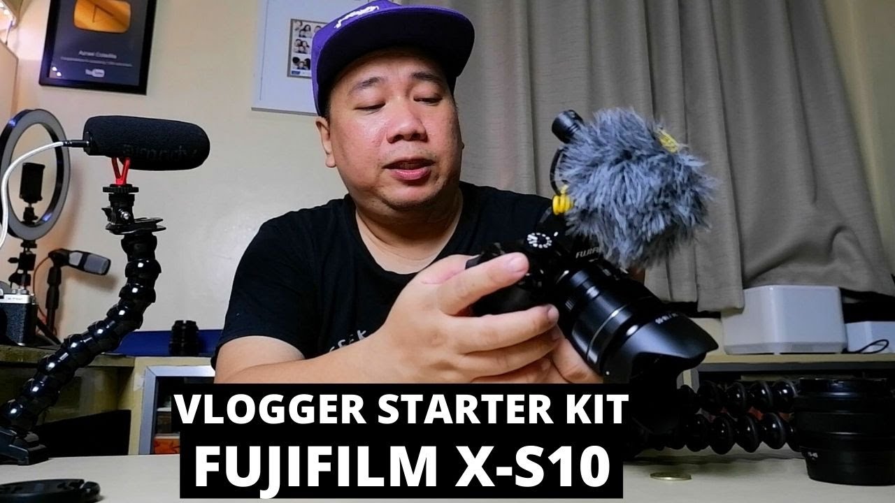 VLOGGER STARTER KIT + FUJIFILM X-S10 (SET UP AND VLOG TEST) - YouTube
