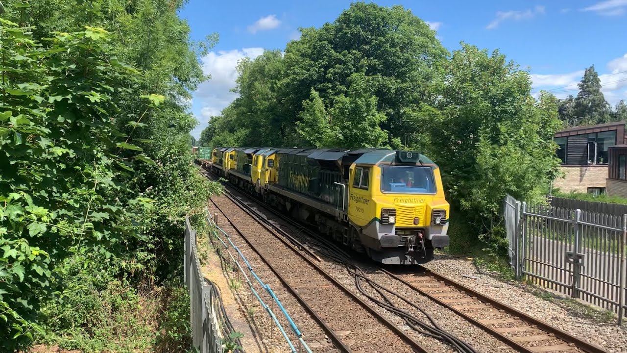 Class 70 | 70010 + 70014 + 70007 | Triple Header | Freightliner - YouTube