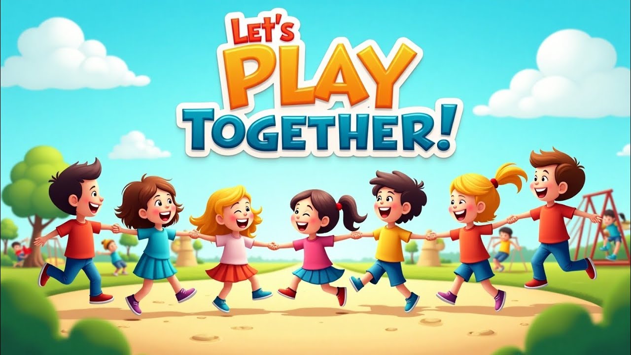 Let's play together Song| Nursery rhyme @kids Song|#kids playtime ...