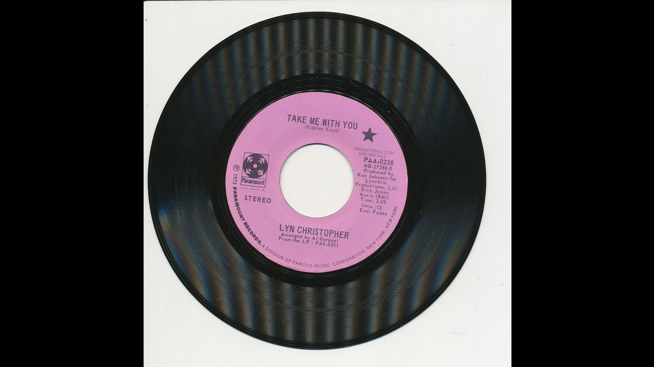 Lyn Christopher - Take Me With You - Paramount 0238 - YouTube