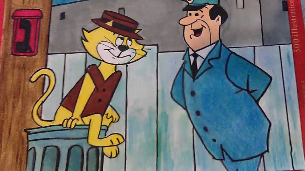 My drawing of Top Cat and officer dibble - YouTube