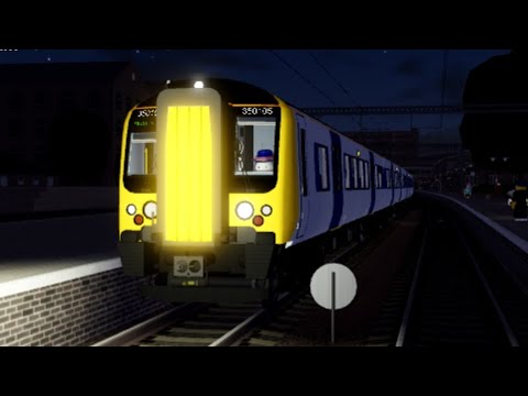 Roblox British Railway class 350 service通勤區間 - YouTube