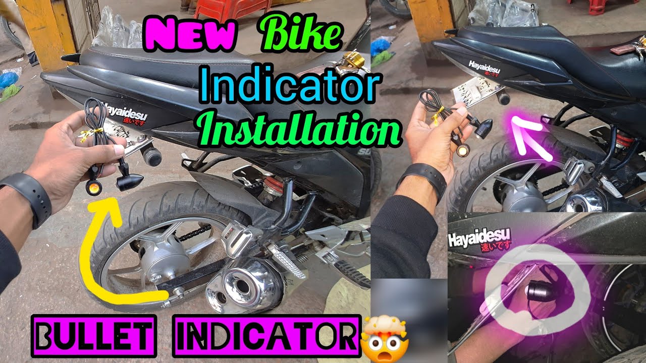 New BIKE Indicators Installation 🥰 || New modifications || Toxic ...