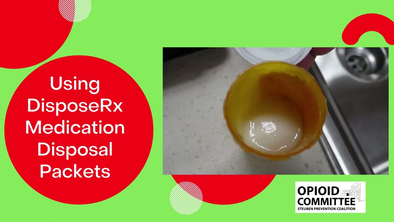Using DisposeRx medication Disposal Packets - YouTube