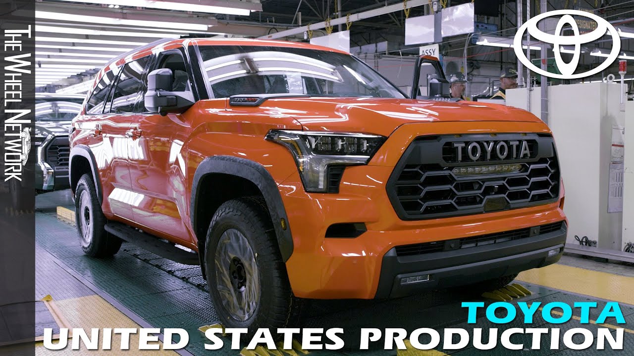 2023 Toyota Sequoia Production in the United States (TMMTX Toyota Texas ...