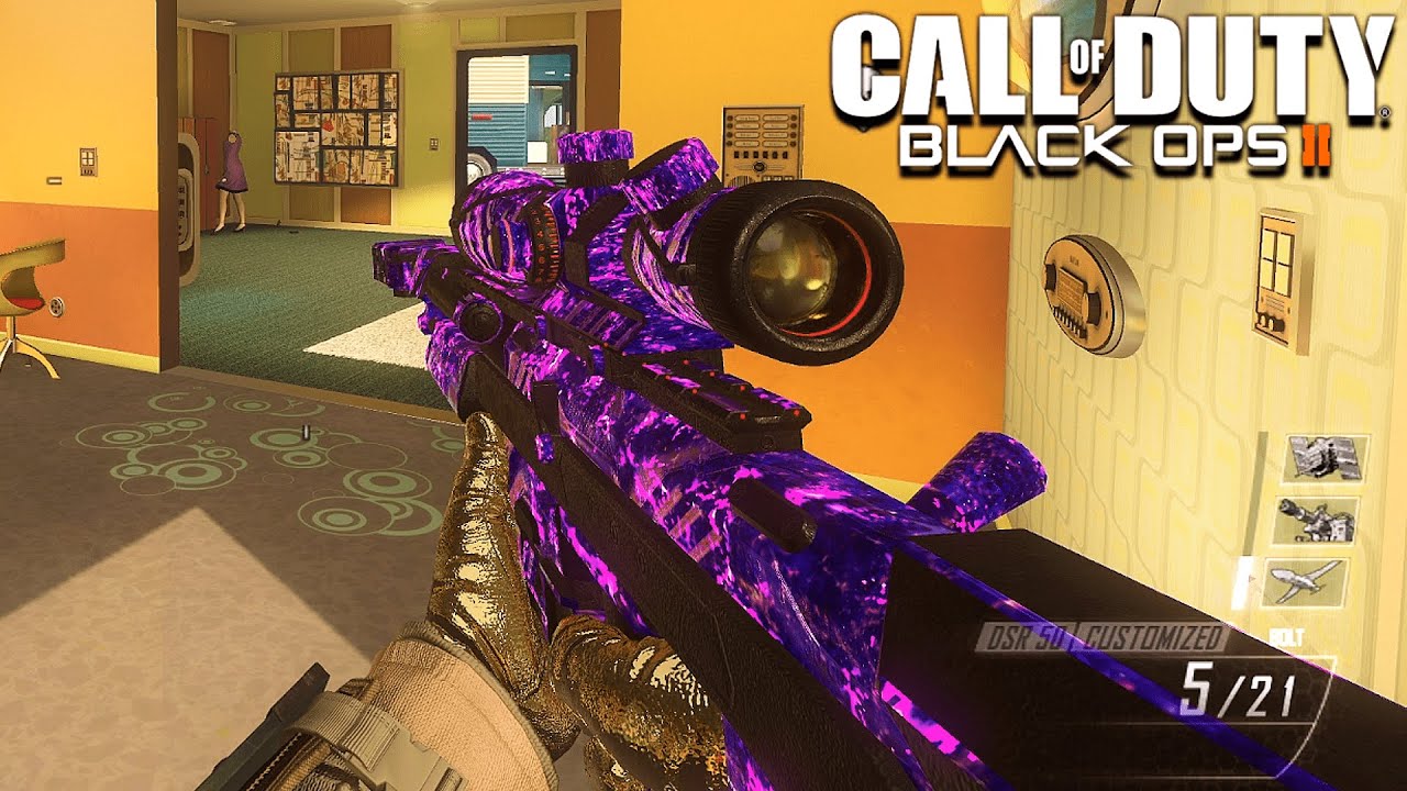 93 Kills with DSR-50 PRE-PATCH Fun Gameplay + 24 Gun Streak - Black Ops ...