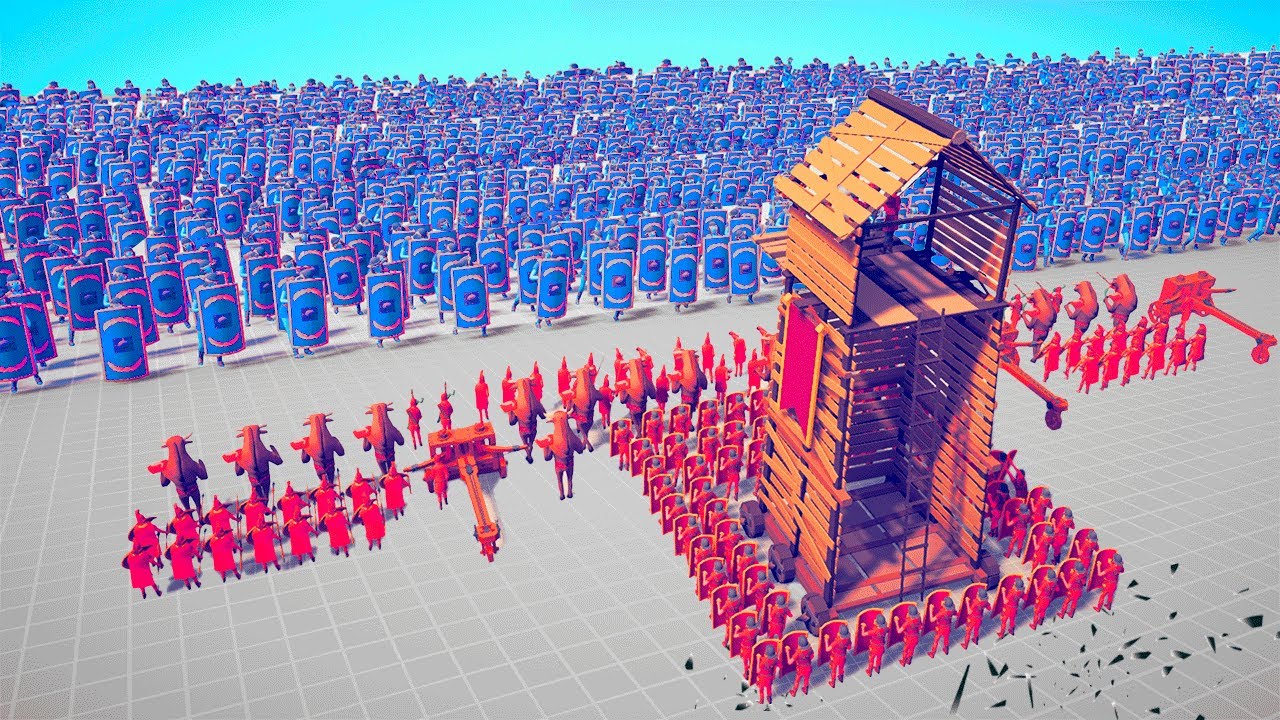 EVERY MELEE ARMY vs SPARTA ARMY TOWER DEFENCE Tournament / Totally ...