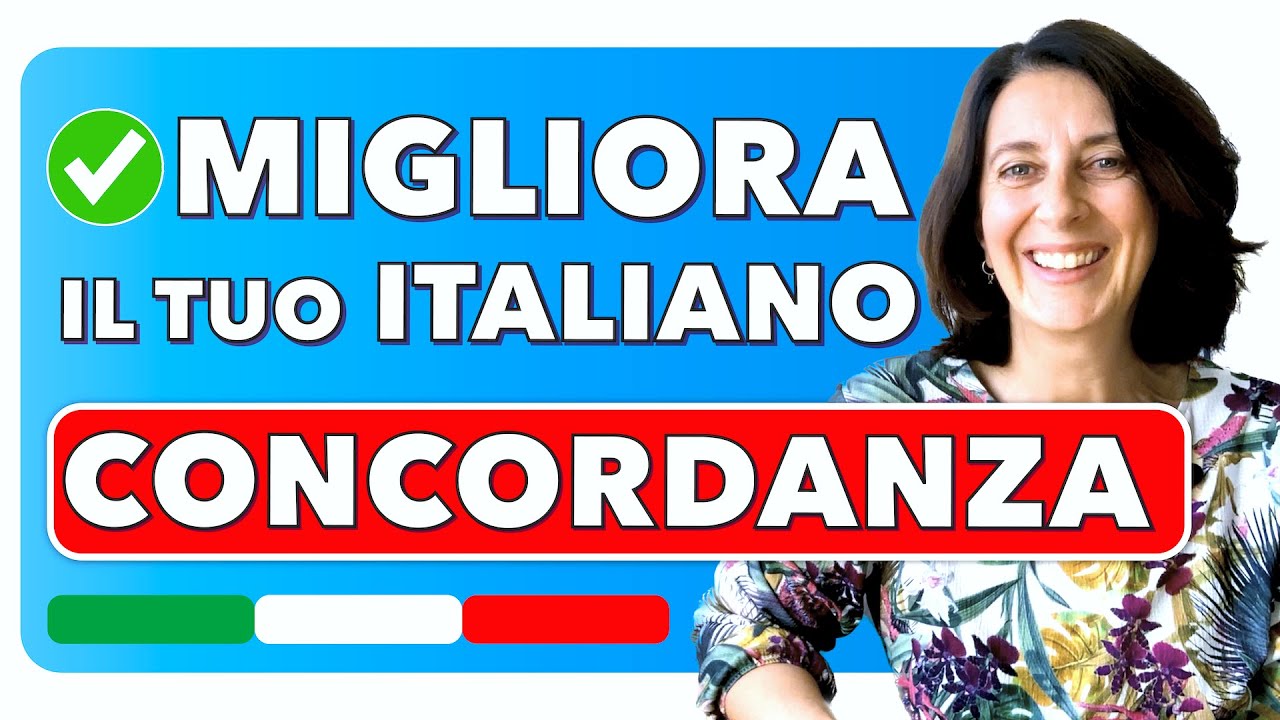 Grammatica Italiana! 🇮🇹 LA CONCORDANZA + TEST - Utile per Cittadinanza ...