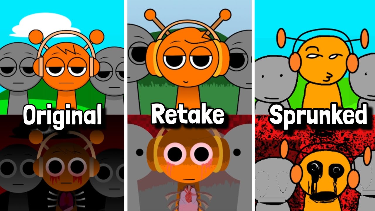 Incredibox Sprunki ORIGINAL Vs Sprunki Retake VS Sprunked: All Normal ...
