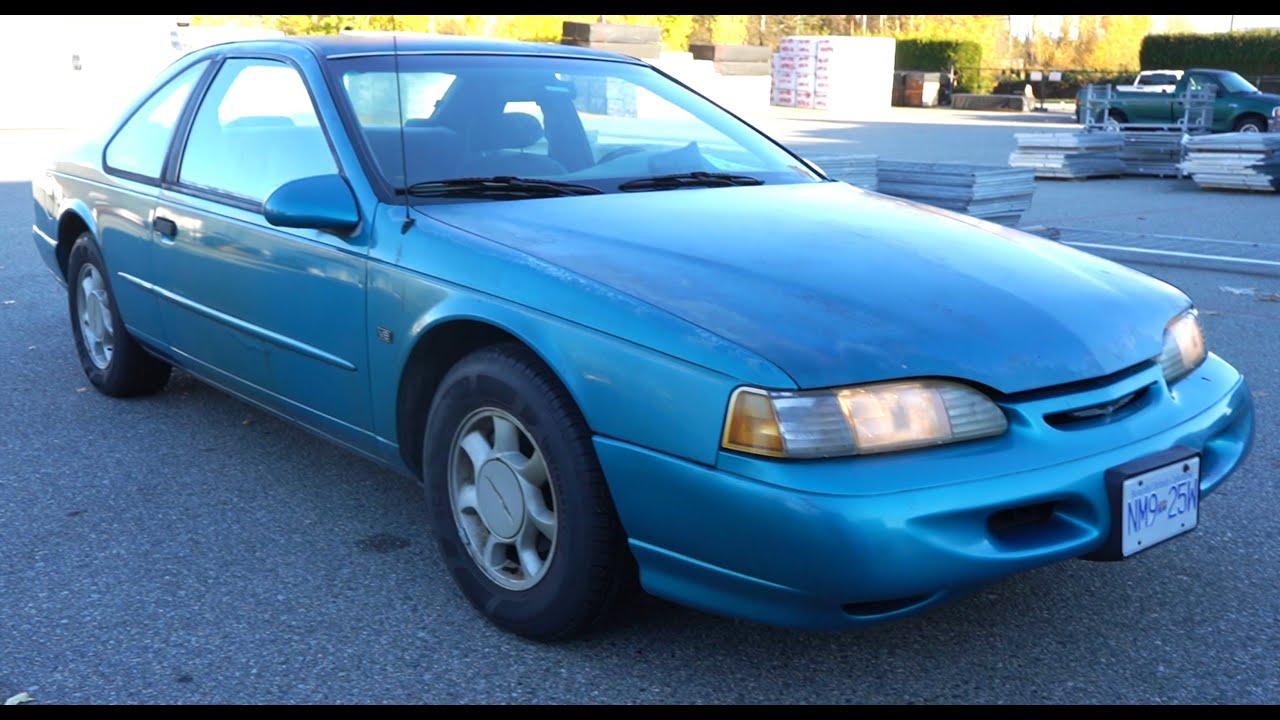 1994 Ford Thunderbird LX V8 - Walkaround and Startup - YouTube