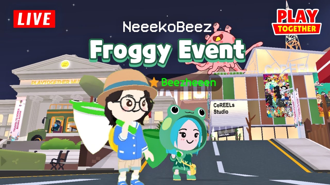 LIVE | PLAY TOGETHER FROGGY EVENT - YouTube