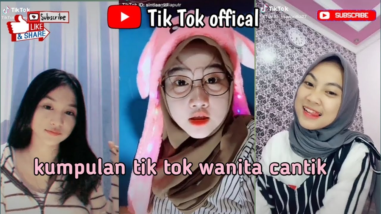 Tik tok wanita cantik - YouTube