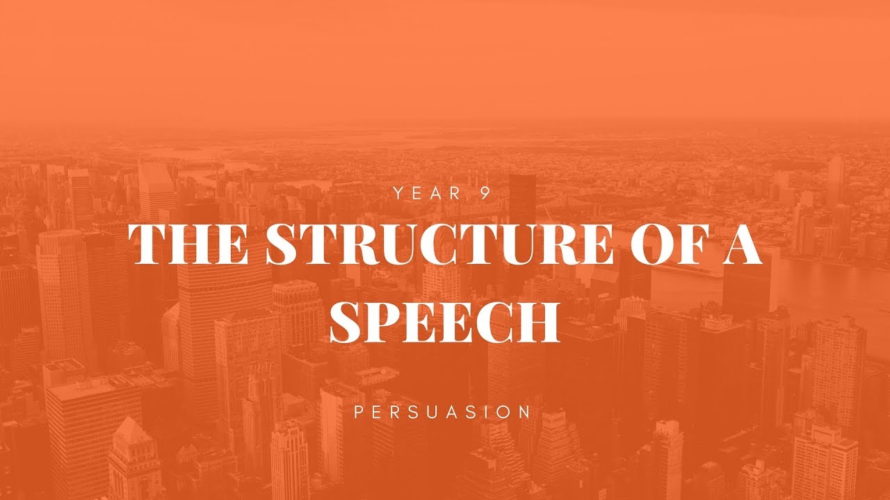 The Structure of a Speech - YouTube