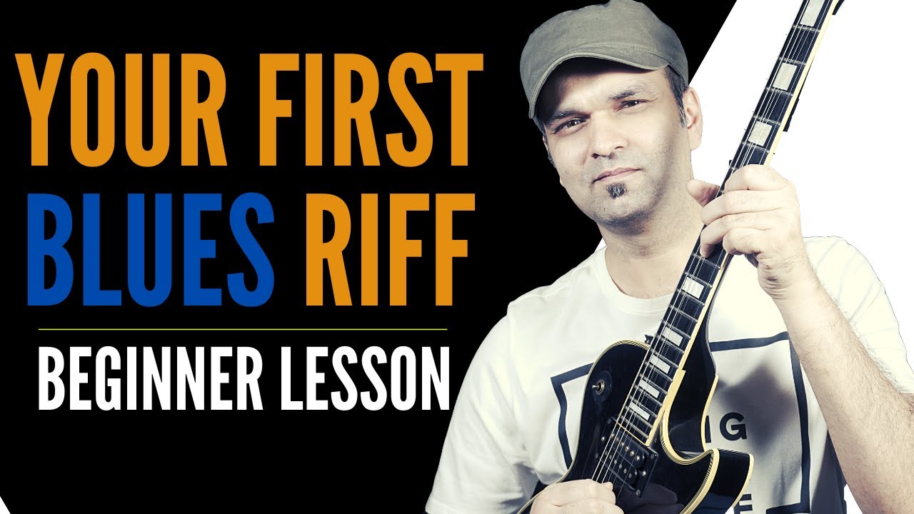 Your Very First Blues Guitar Lesson - Beginner Blues Riff - YouTube