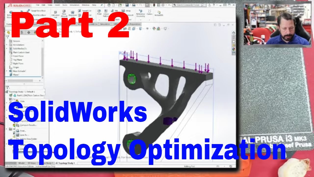 Solidworks Topology Optimization | Part 2 - YouTube