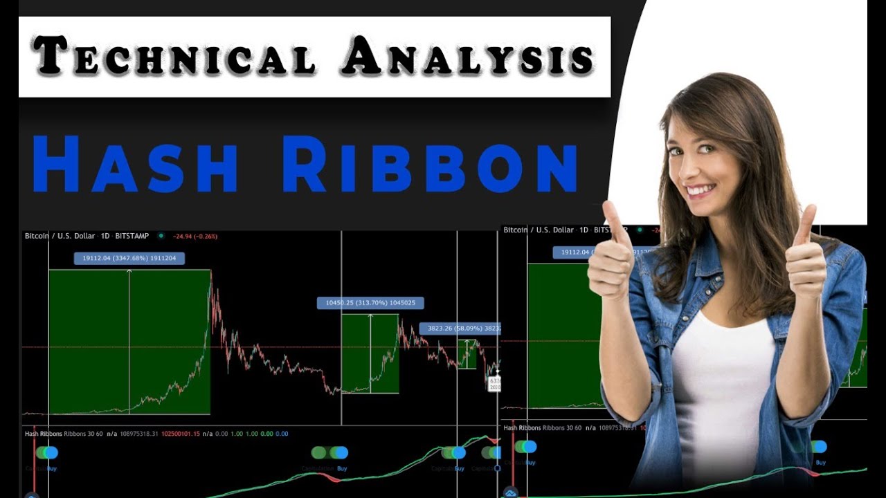 what is Hash ribbon | Hash ribbon indicator 99% Accuracy - YouTube