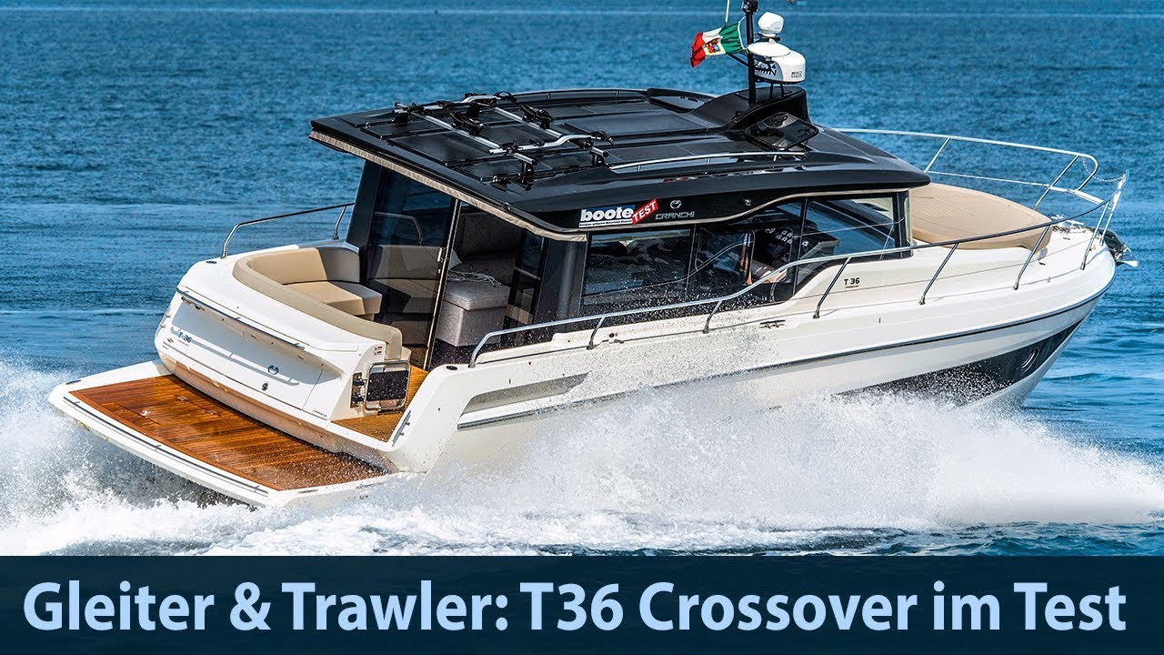 Cranchi T36 Crossover – 3 Kabinen auf 11 Meter - YouTube